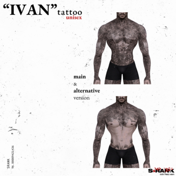 Second Life Marketplace - S-RANK "IVAN TATTOO"